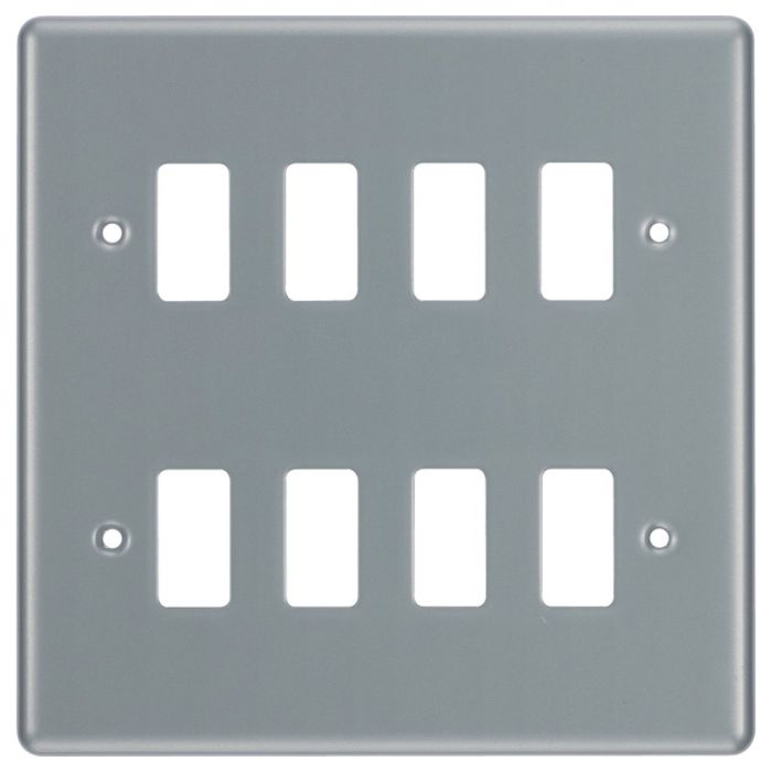 BG Nexus RMC8 Metalclad Grid Front Plate | Electricpoint