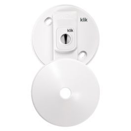 Hager Klik PCR2000 Ceiling Rose Plug In 3 Pin | White