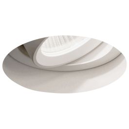 Astro Trimless Round Adjustable LED Downlight Recessed Textured White