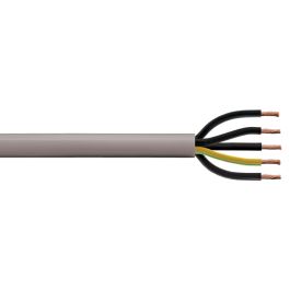YY 5 Core 2.5mm Unscreened Flexible Control Cable Grey 1M