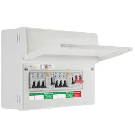 BG Consumer Unit Dual RCD 6 Way Populated CF12D88P6