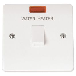 Click Mode 20A DP Water Heater Switch With Neon CMA042