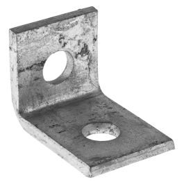 90 Degree Channel 2 Hole Angle Bracket 57 x 40mm Each