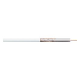 Coaxial Cable 75 Ohm White 1M