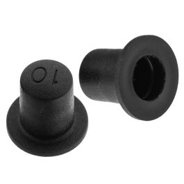 Threaded Rod End Cap M10 Black Plastic