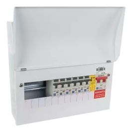 Lewden RCBO Consumer Unit Populated Surge Protection 10 Way