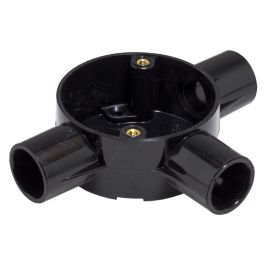 Marshall Tufflex 2MRB5BK 20mm PVC Tee Box Black