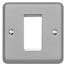 MK Metalclad K181ALM 1 Module 25mmx50mm Euro Frontplate