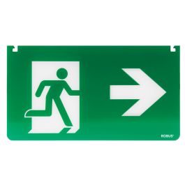 Robus LED Exit Legend Arrow Left and Right