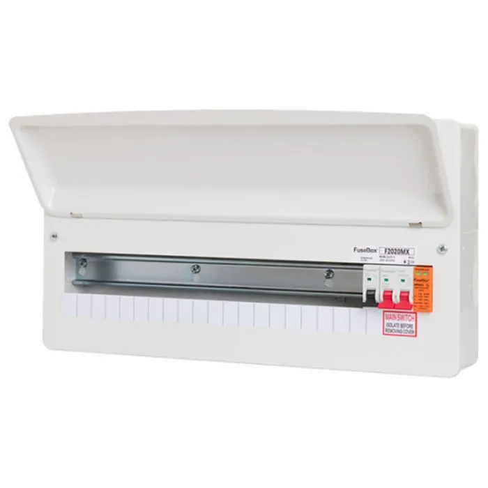 Fusebox RCBO Consumer Unit Main Switch 20 Way SPD F2020MX Reviews ...